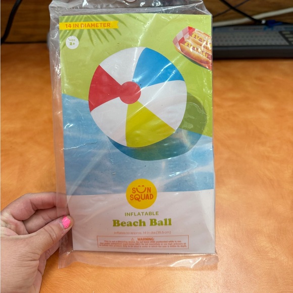 Sun Squad | Swim | Sun Squad Inflatable Beach Ball Multicolor | Poshmark